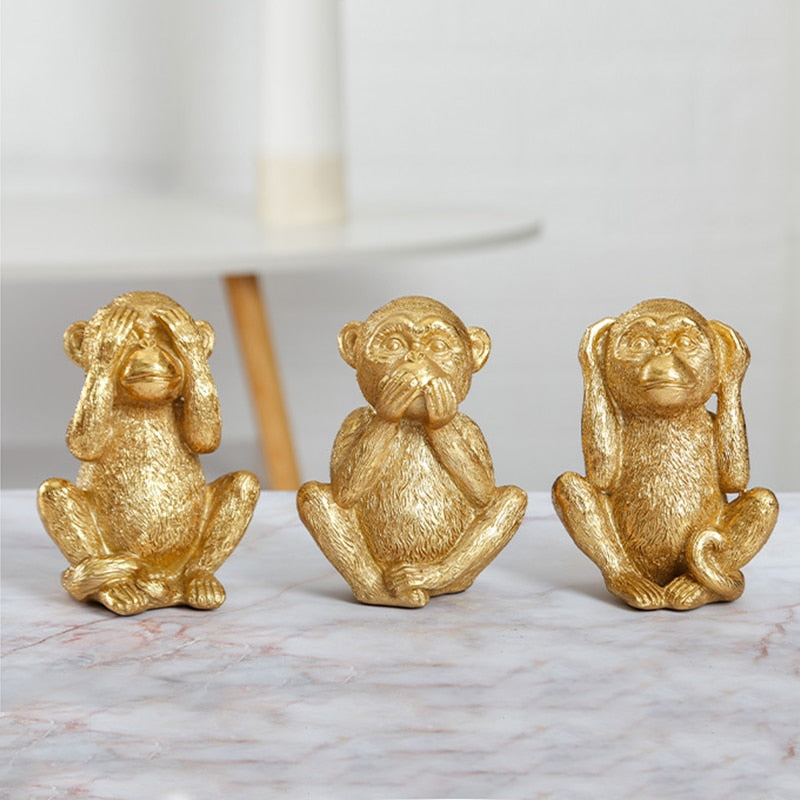 three wise monkeys