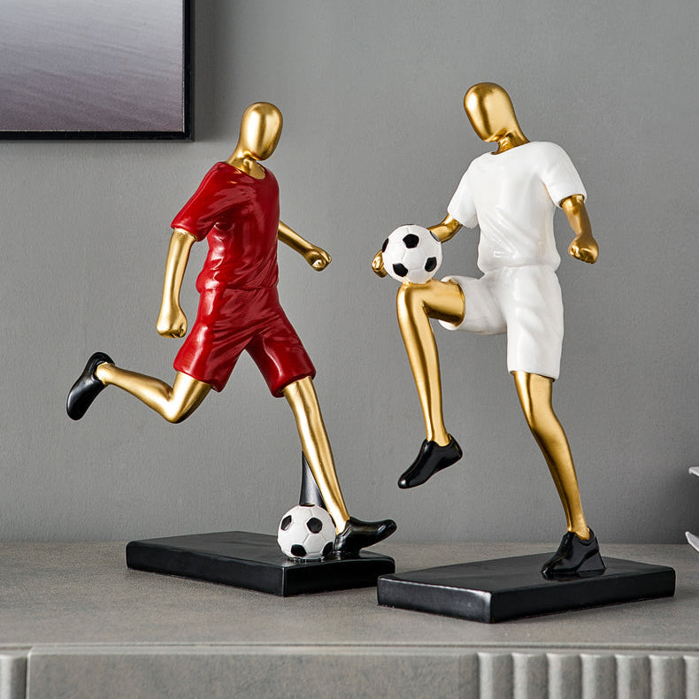 Abstract Football Player Figurine – Arte Attic