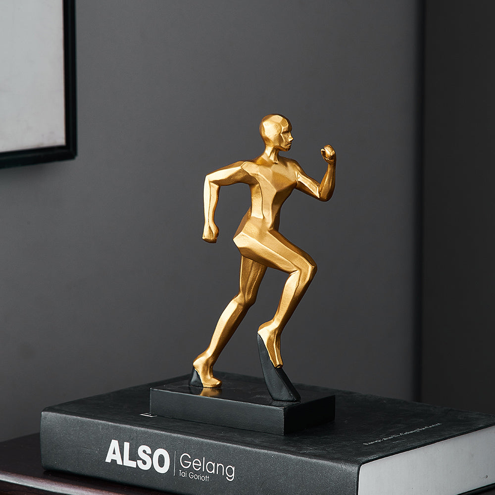 Golden Running Man – Arte Attic