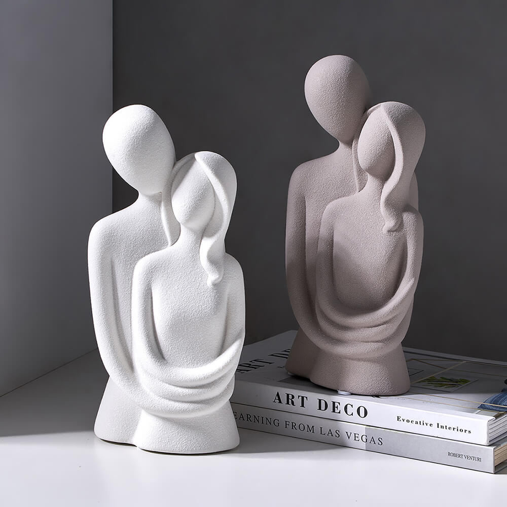 Abstract Lovers Sculpture – Arte Attic