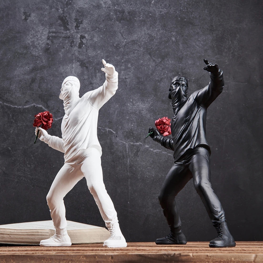 Masked Flower Rioter – Arte Attic