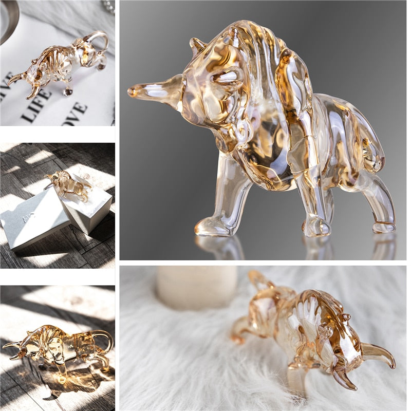 Crystal Bull Figurine – Arte Attic