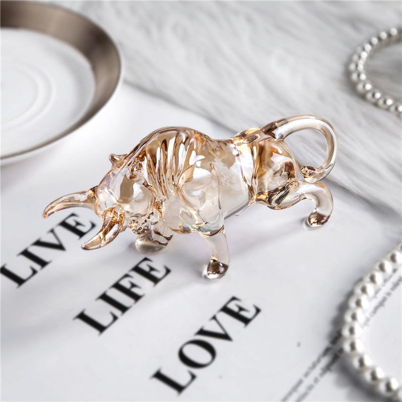 Crystal Bull Figurine – Arte Attic