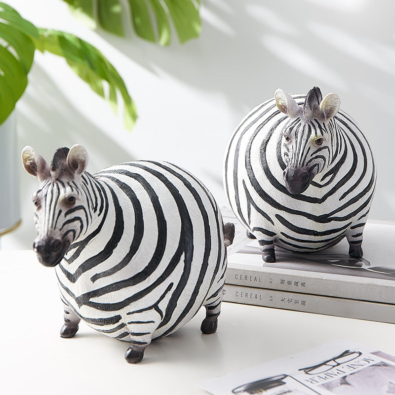 Chubby Zebra Figurine – Arte Attic