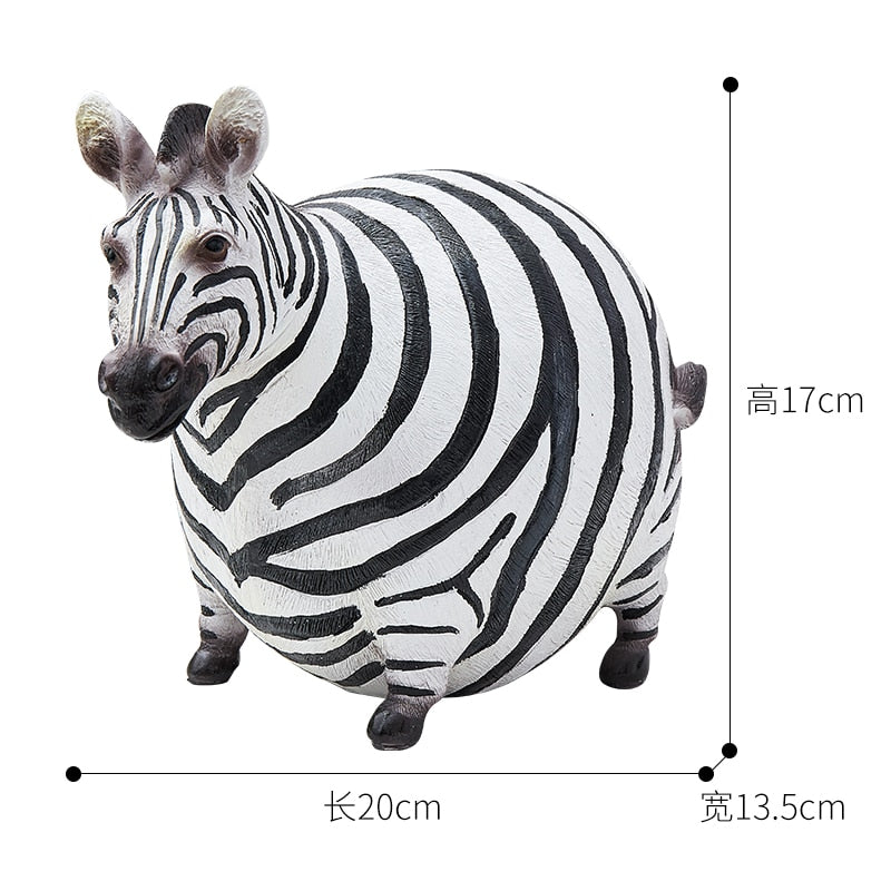 Chubby Zebra Figurine – Arte Attic