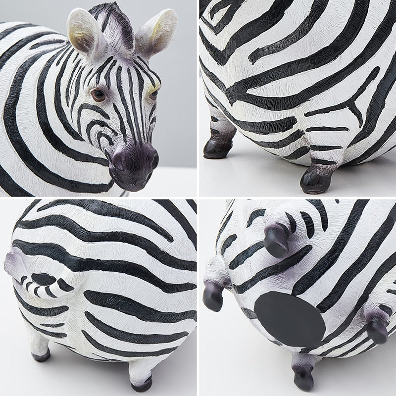 Chubby Zebra Figurine – Arte Attic