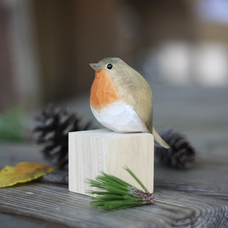 Wooden Bird Figurines – Arte Attic