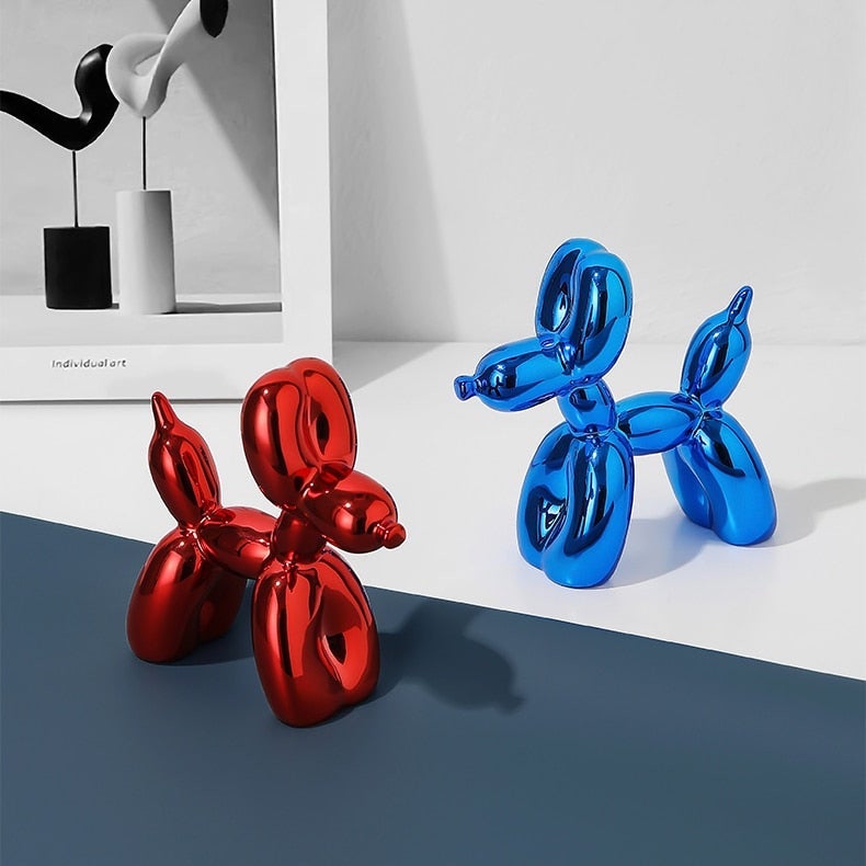 Metallic Balloon Dog Figurine – Arte Attic