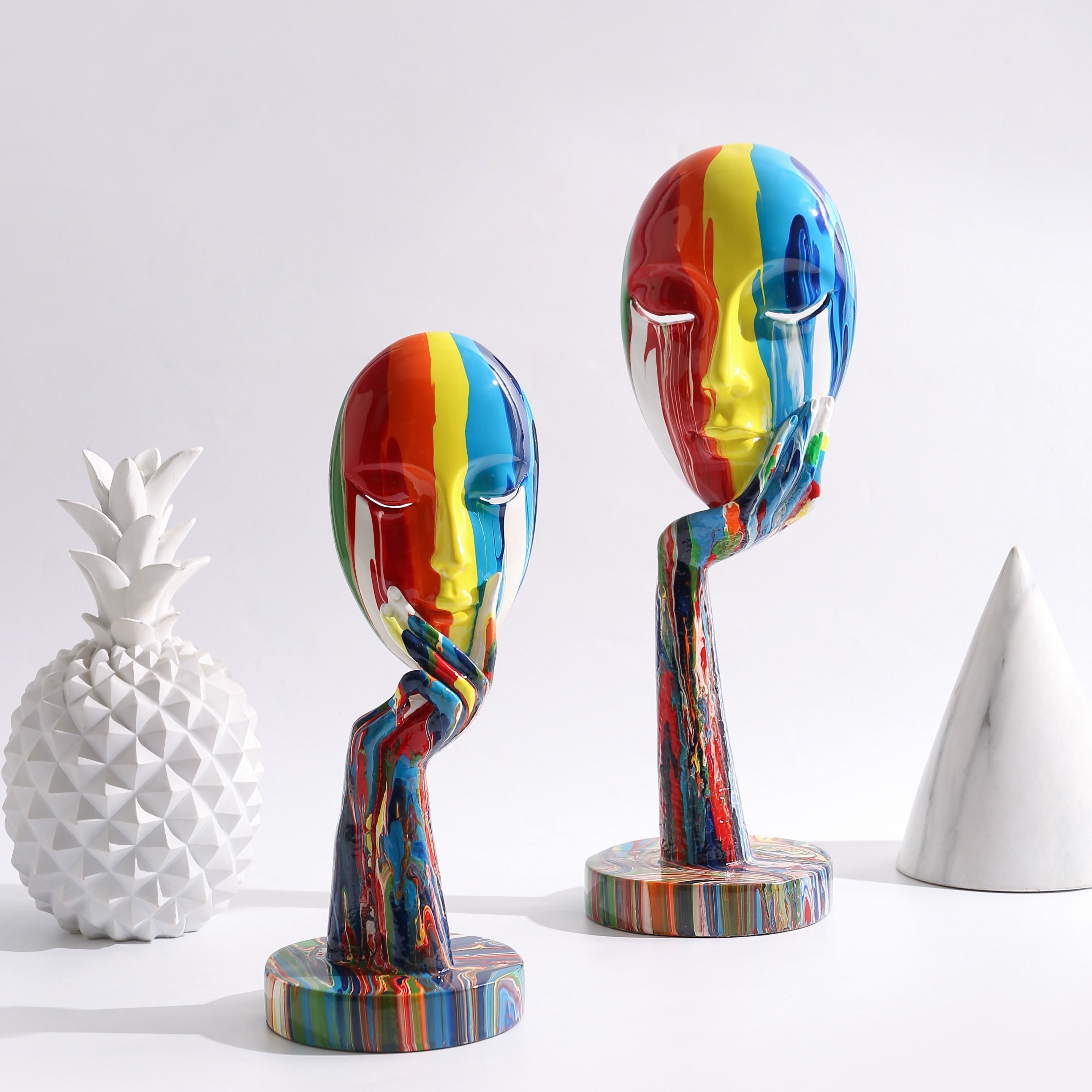 Abstract Painted Mask – Arte Attic