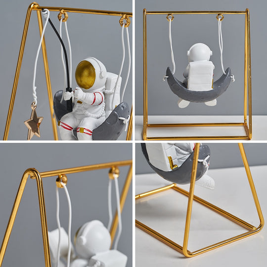 Astronaut Riding a Swing – Arte Attic