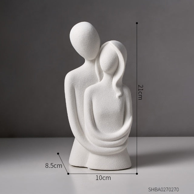 Abstract Lovers Sculpture – Arte Attic